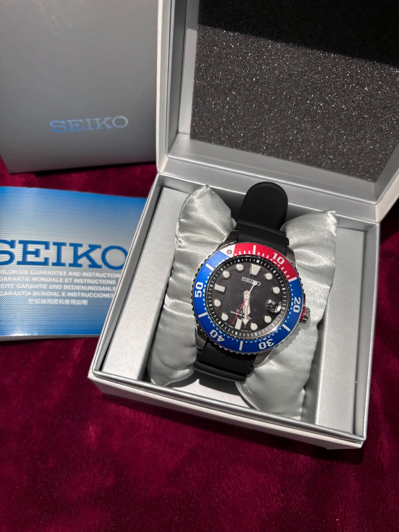 Seiko Pepsi Diver’s Watch, Men's Fashion, Watches & Accessories ...
