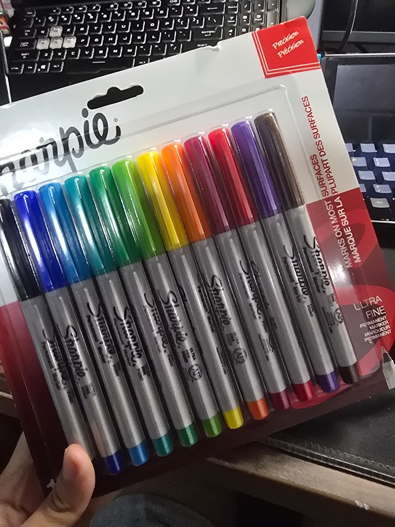Sharpie ultra fine 12 pcs marker!, Hobbies & Toys, Stationery & Craft ...