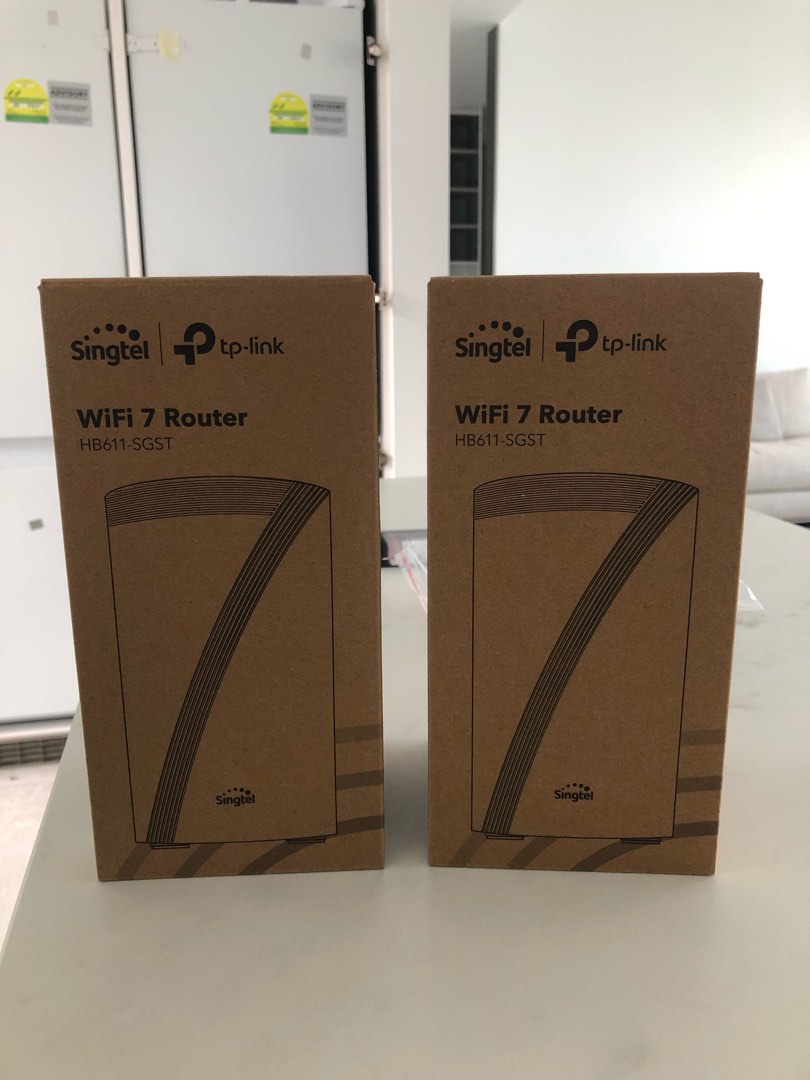 **SingTel TP-Link WiFi 7 Router (HB611-SGST) - Brand New, Set of 2 ...