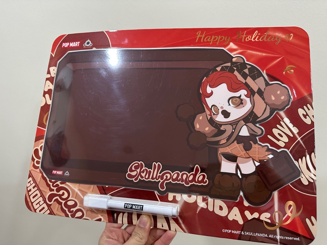 Skullpanda Christmas Series-Magnetic Message Board, Hobbies & Toys ...