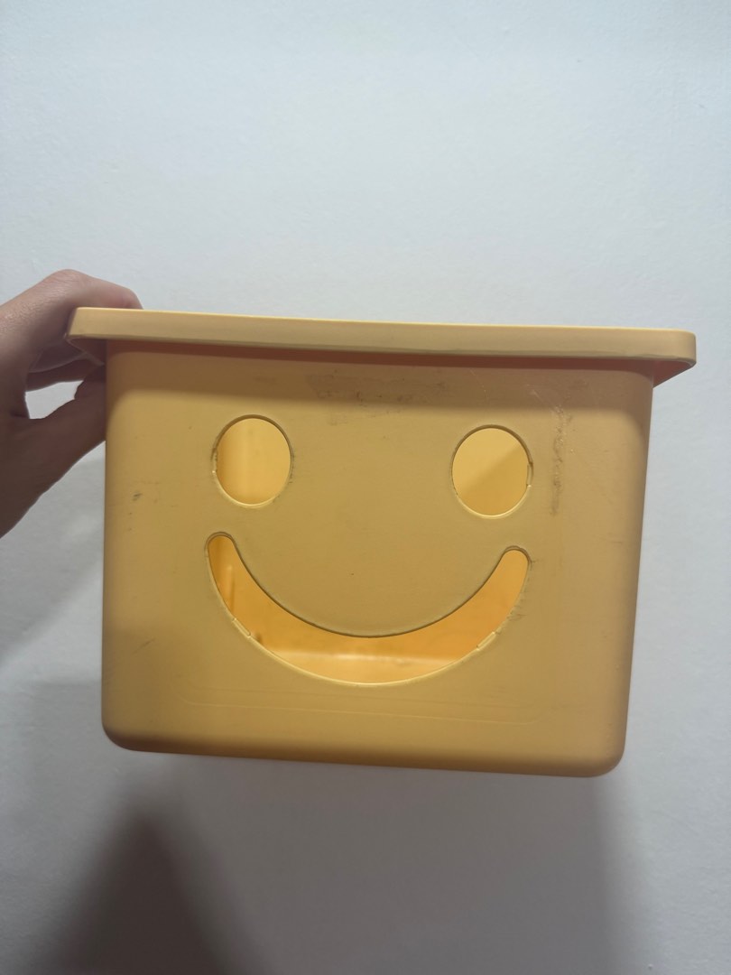 Smiley face roller storage box, Furniture & Home Living, Home ...