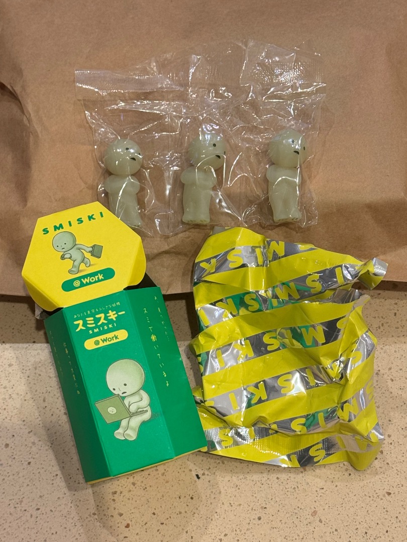 Smiski group think - little smiski trio, Hobbies & Toys, Toys & Games ...