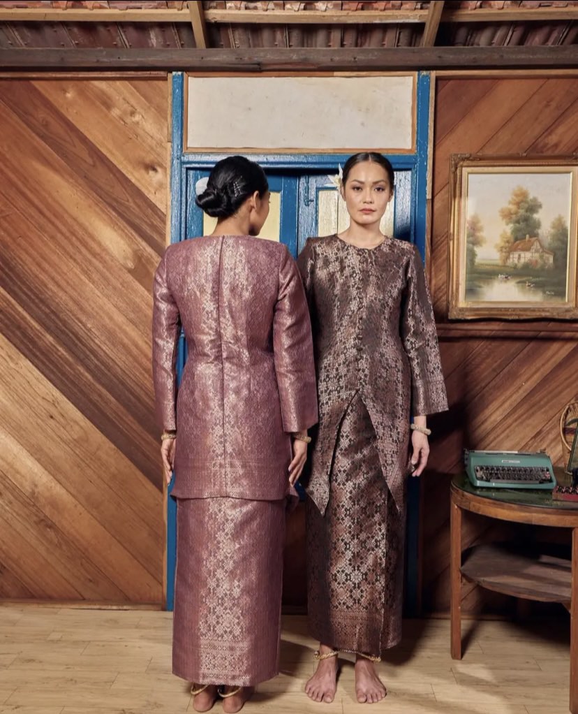 Songket Klasik - Tujoh Kuntum, Women's Fashion, Dresses & Sets ...