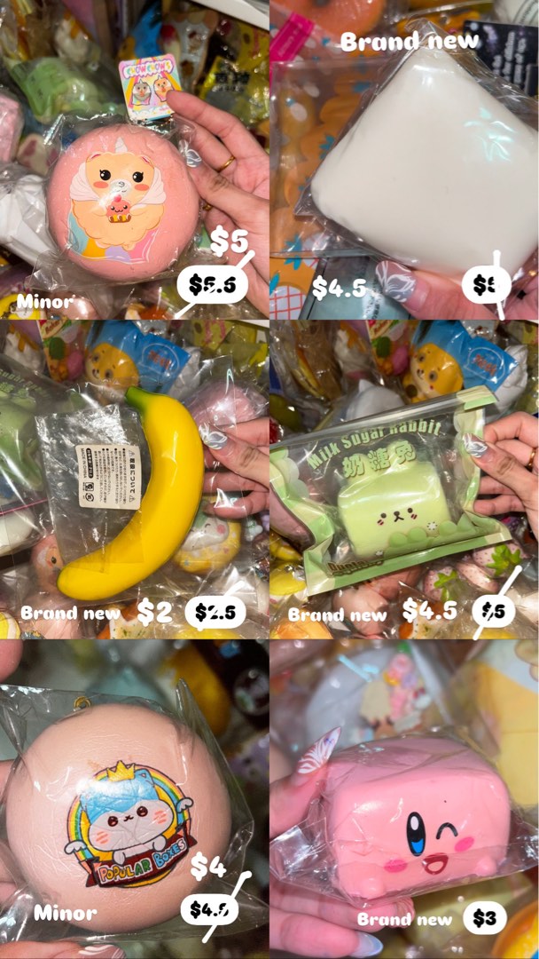 squishy sale, Hobbies & Toys, Toys & Games on Carousell
