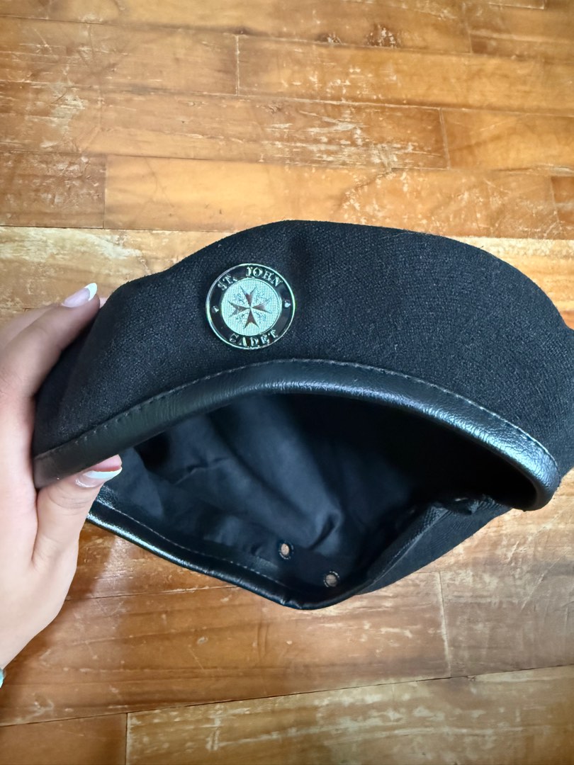 st johns brigade uniform beret with badge + bun, Hobbies & Toys ...