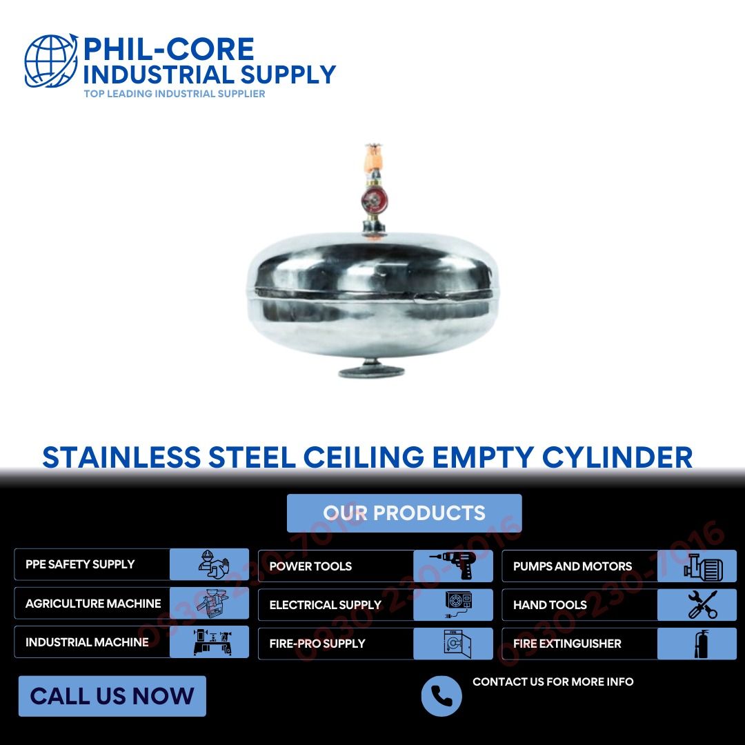 Stainless Steel Ceiling Empty Cylinder, Ceiling-Fixed Stainless Fire ...