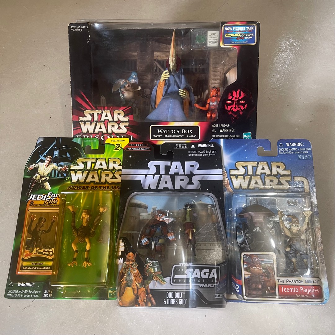 Star Wars boonta Eve podrace the phantom menace hasbro figure pod racer ...