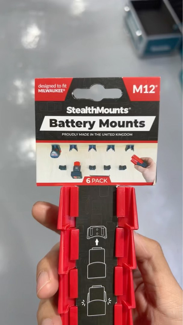 StealthMounts M12 Battery Mounts 6 Pack, Car Accessories, Accessories ...