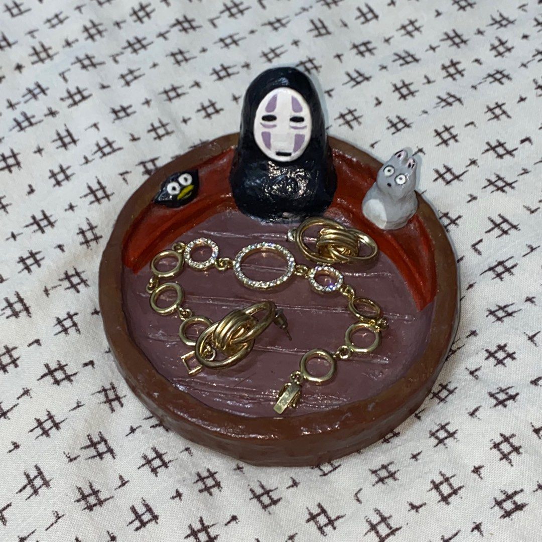 Studio Ghibli Clay Tray, Hobbies & Toys, Stationery & Craft, Handmade ...
