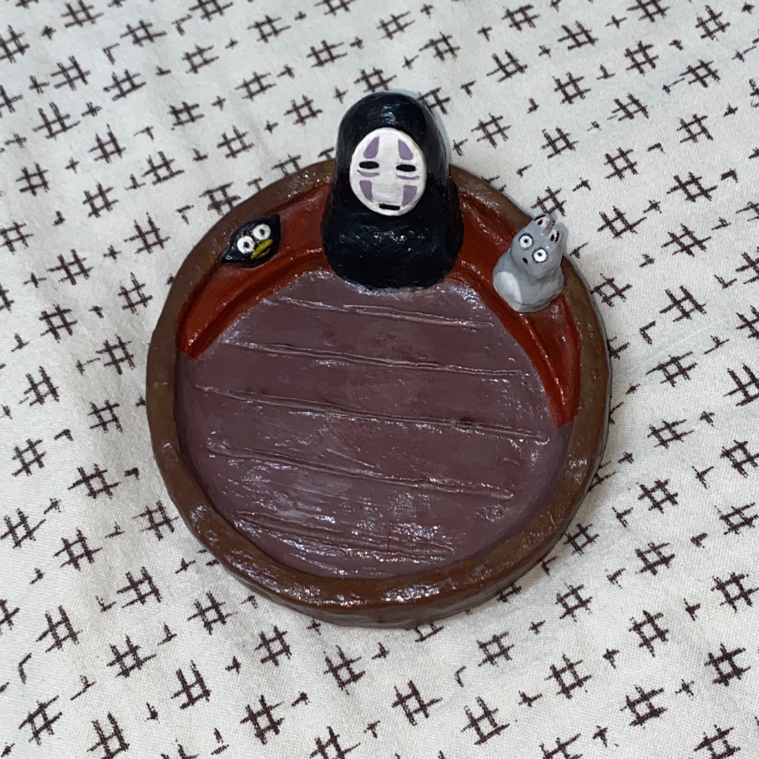 Studio Ghibli Clay Tray, Hobbies & Toys, Stationery & Craft, Handmade ...