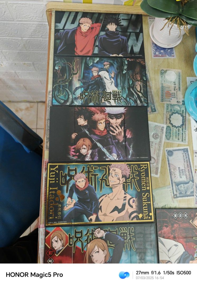 TAKARA TOMY ARTS JJK Official Merchandise Mini Folding Screen ...