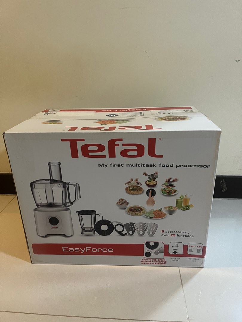 TEFAL DO2461 EASYFORCE FOOD PROCESSOR, TV & Home Appliances, Kitchen ...