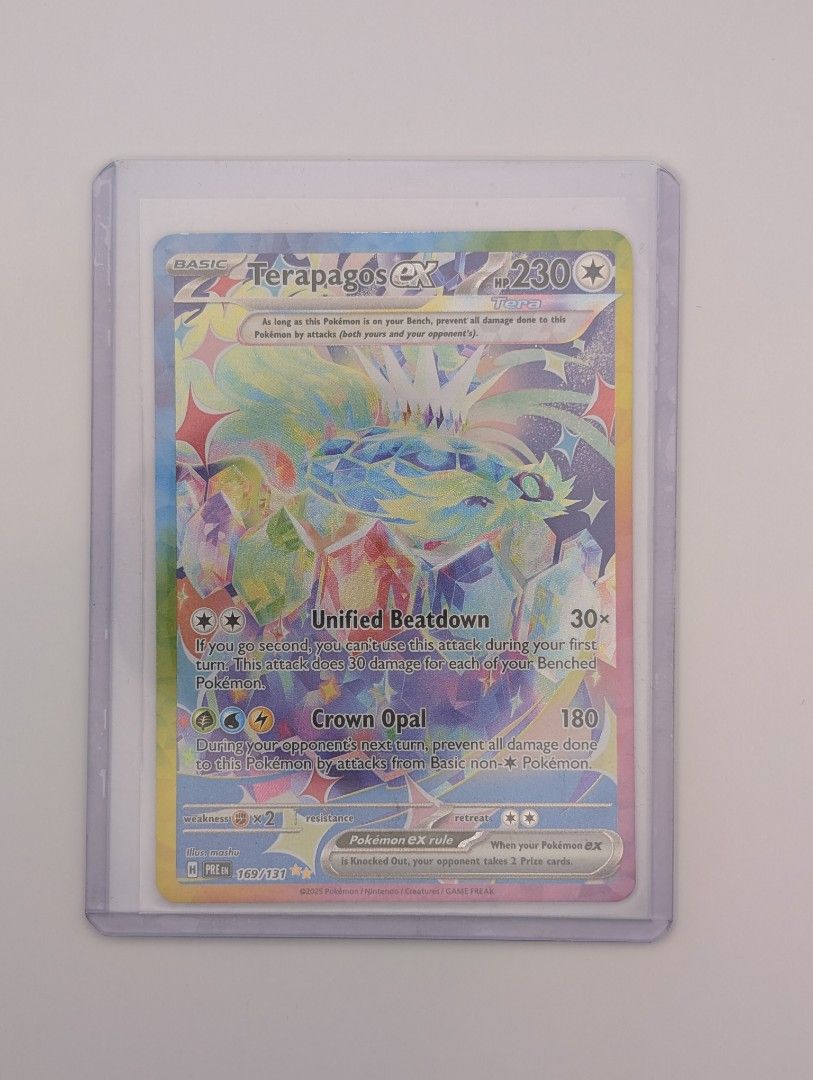Terapagos EX 169/131 SIR - Prismatic Evolutions Pokemon, Hobbies & Toys ...
