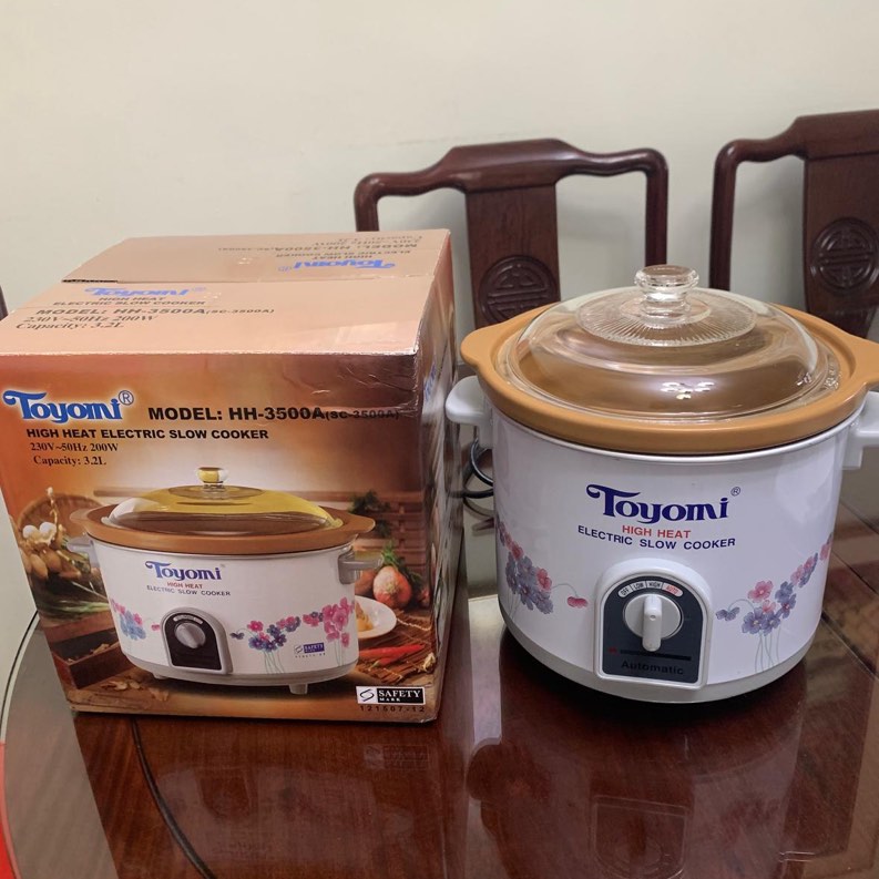 Toyomi slow cooker 3.2L, TV & Home Appliances, Kitchen Appliances ...