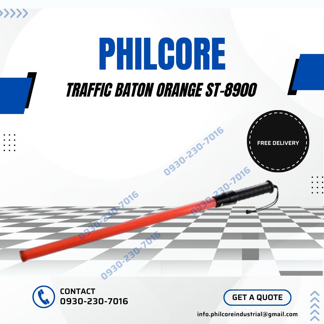 Traffic Baton Orange St-8900, Safety Traffic Baton, LED Traffic Controller Baton, Flashing ...