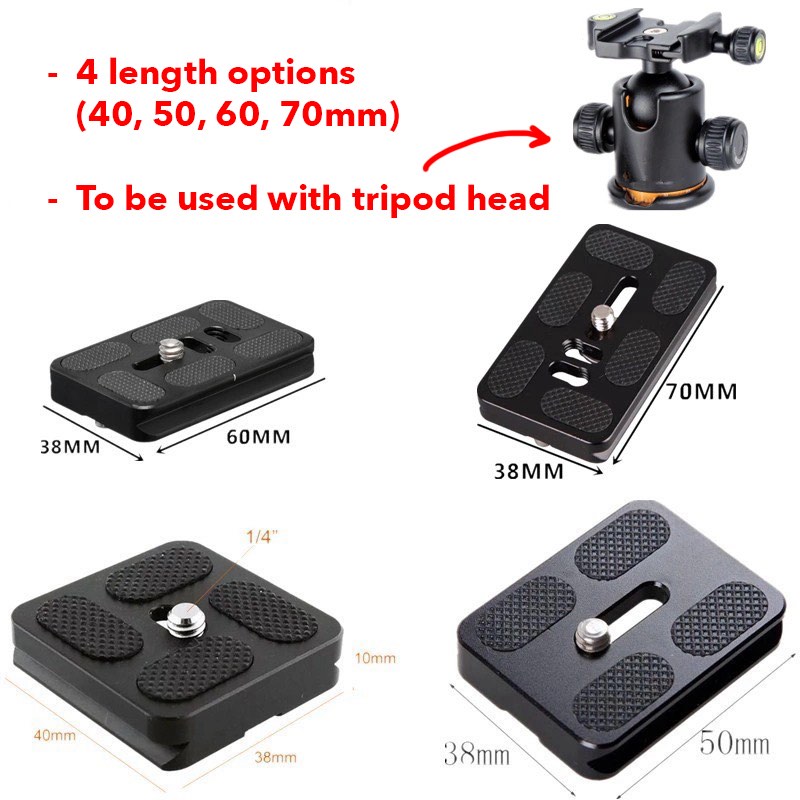 Tripod monopod plate acra swiss mount, Photography, Photography ...