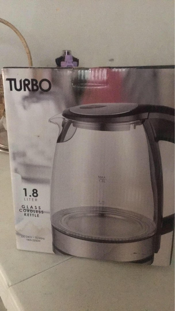 TURBO Electric Kettle/Auto shut-off, TV & Home Appliances, Kitchen ...