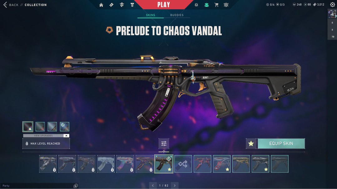 Val account/ Valorant account 18prem skins, Video Gaming, Gaming ...