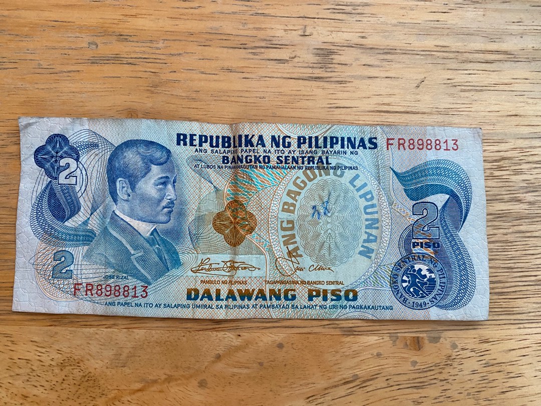 Very Rare Old 2 Peso Bill, Hobbies & Toys, Memorabilia & Collectibles ...
