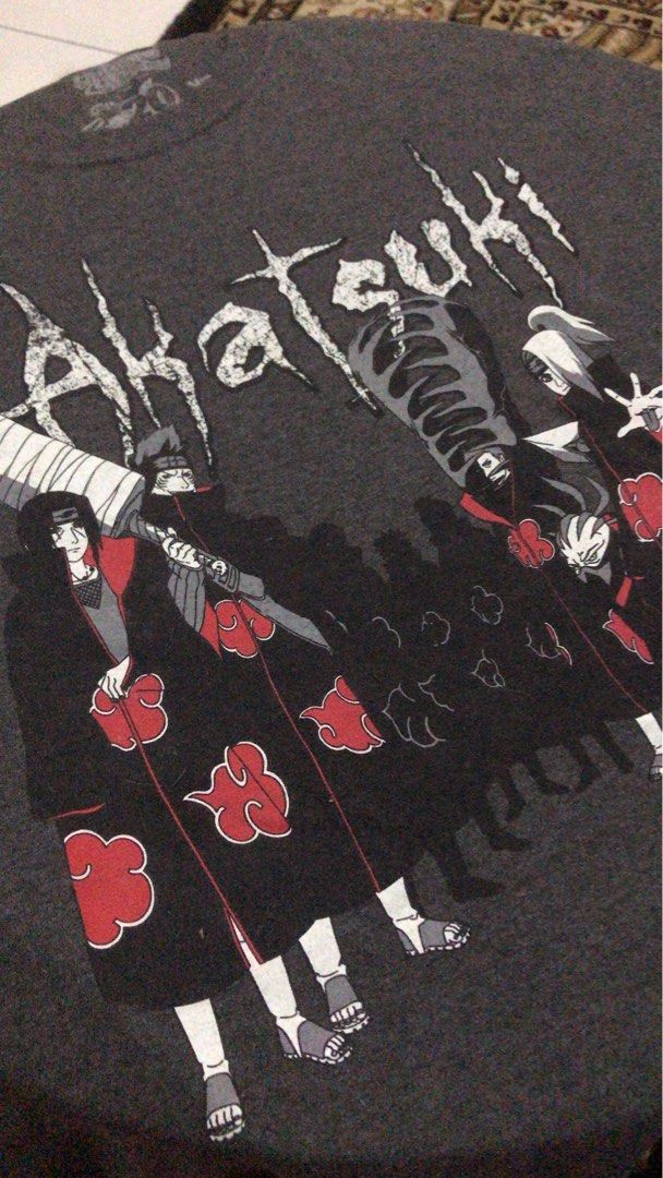Vintage Anime Akatsuki, Men's Fashion, Tops & Sets, Tshirts & Polo ...