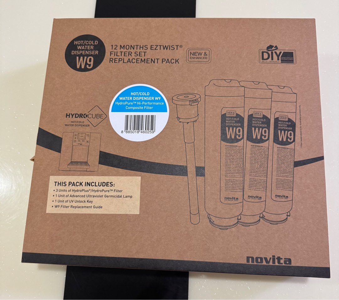 W9 NOVITA FILTER (FREE) WATER PURIFIER, TV & Home Appliances, Kitchen ...