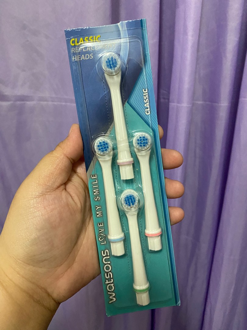 WATSONS ELECTRIC TOOTHBRUSH REPLACEMENT HEADS CLASSIC, Beauty ...