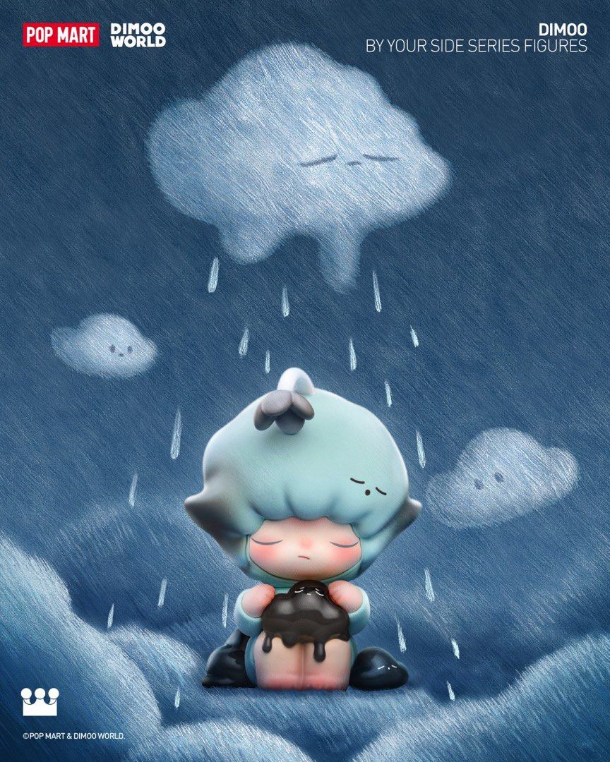 wts popmart by your side emo dimoo, Hobbies & Toys, Toys & Games on ...