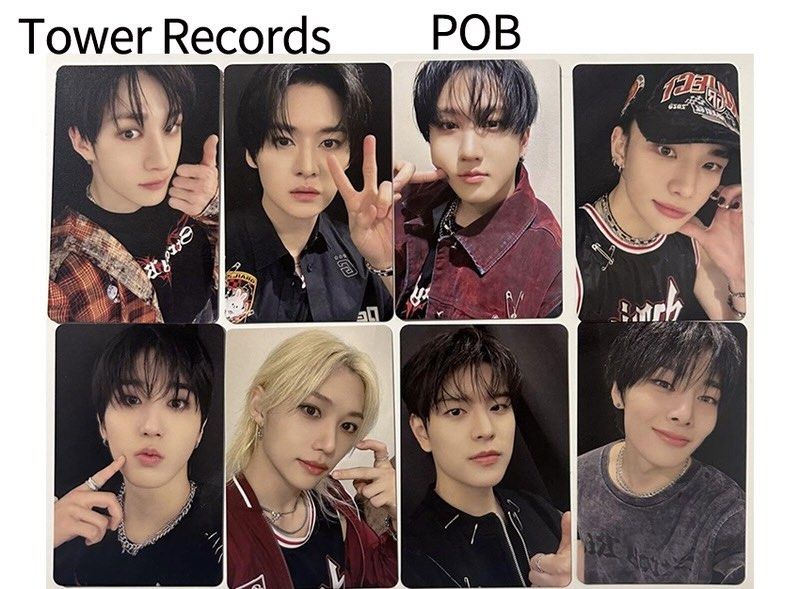 WTT Stray Kids Hop Tower Records POB Lee Know, Hobbies & Toys ...