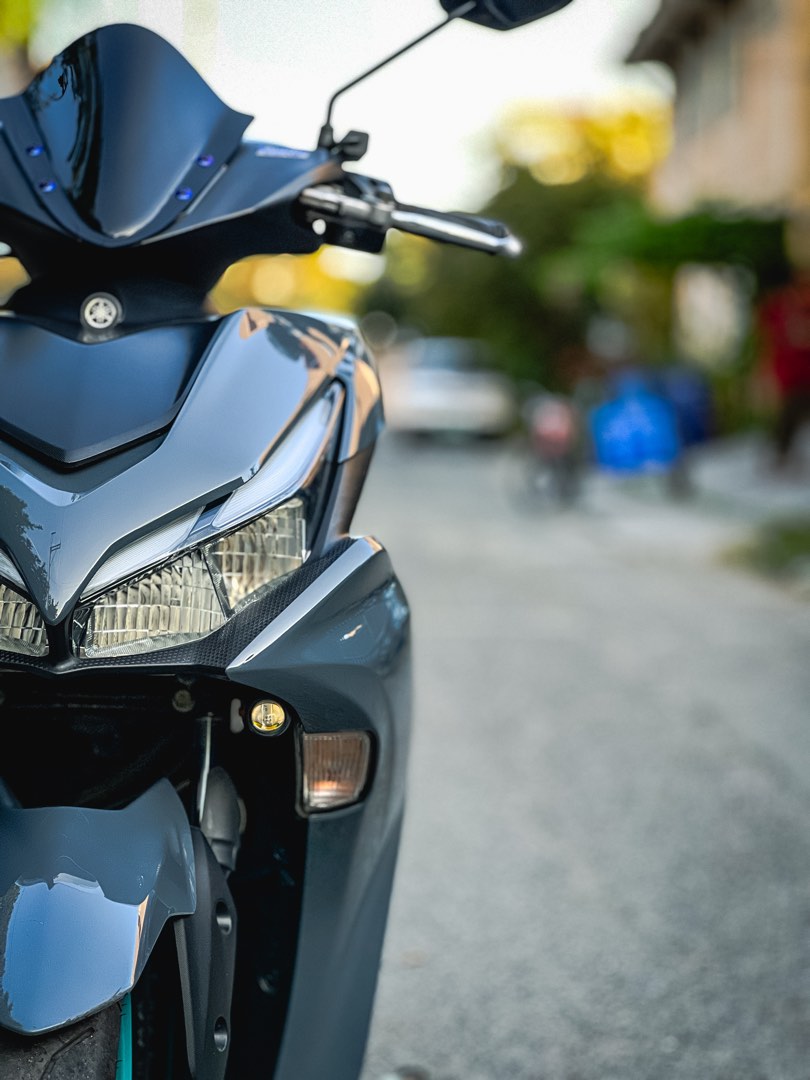 Yamaha Aerox V2 Cyan Metalic, Motorbikes, Motorbikes for Sale on Carousell