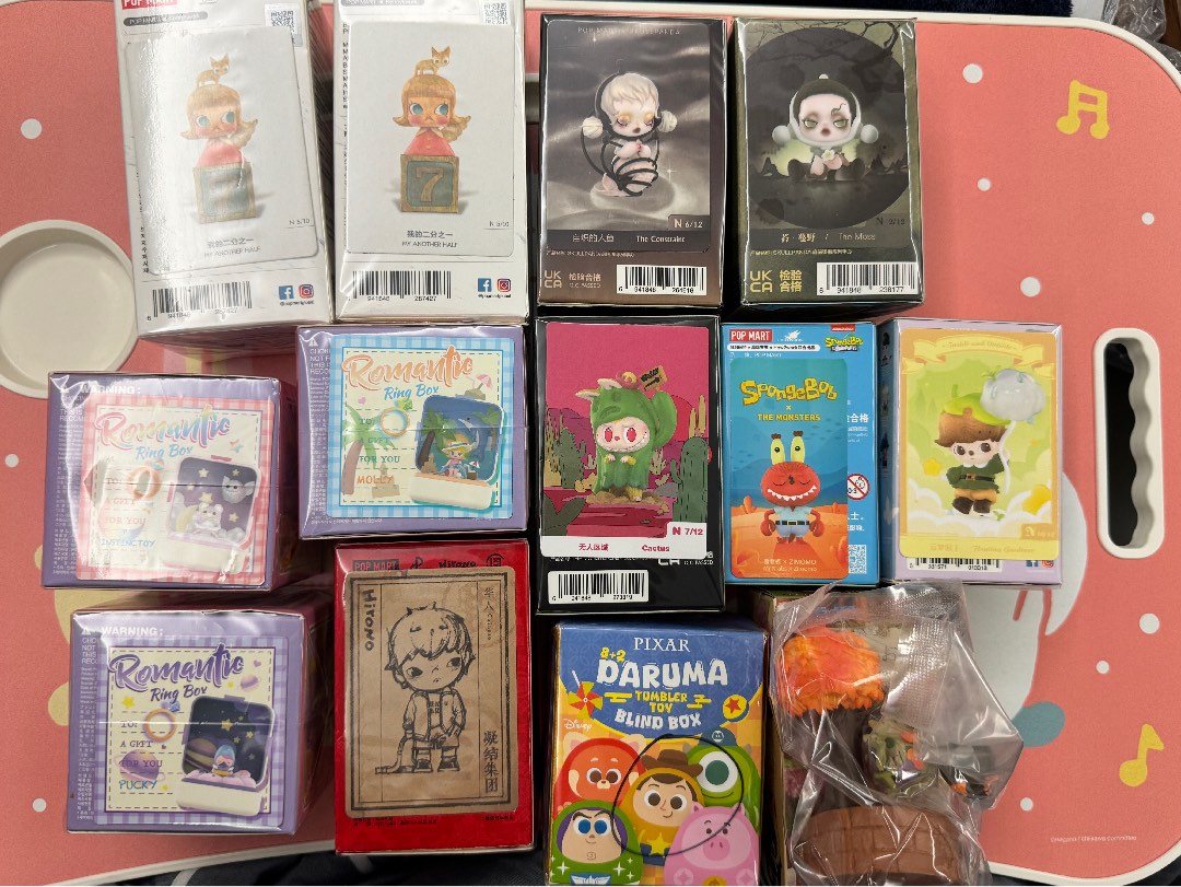 買兩件再減$10 大量Popmart盲盒 Labubu skullpanda molly hirono instinctoy pucky ...