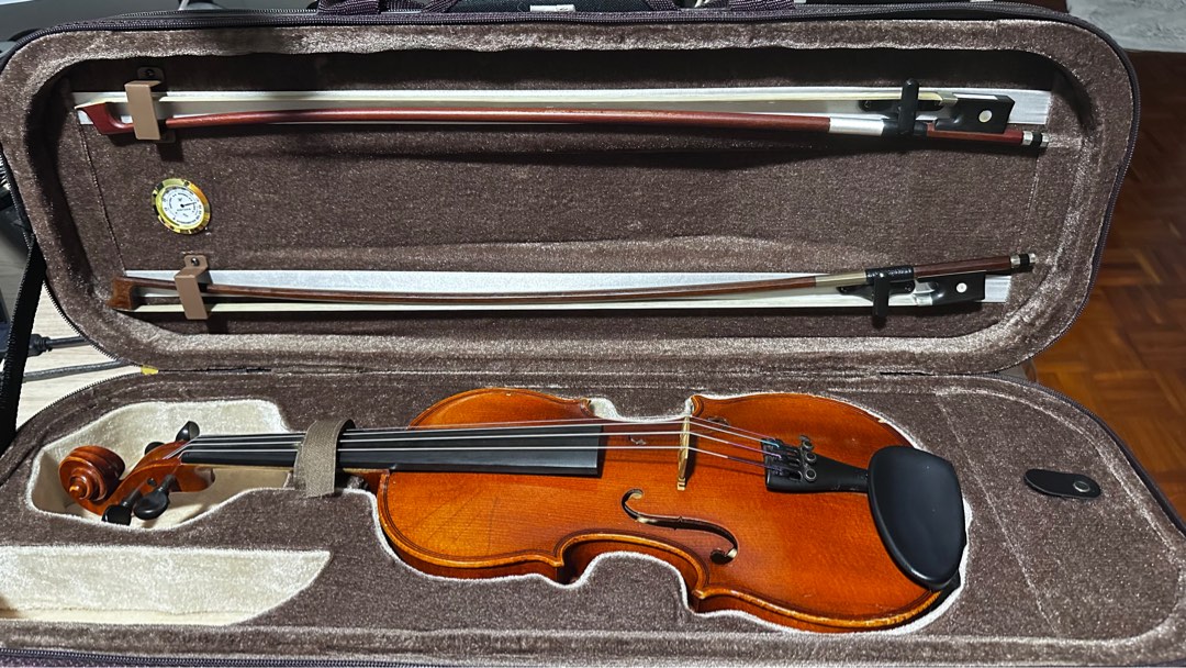 1/2 size Franz Sander 2010 violin with bam case and 2 Synwin bows ...