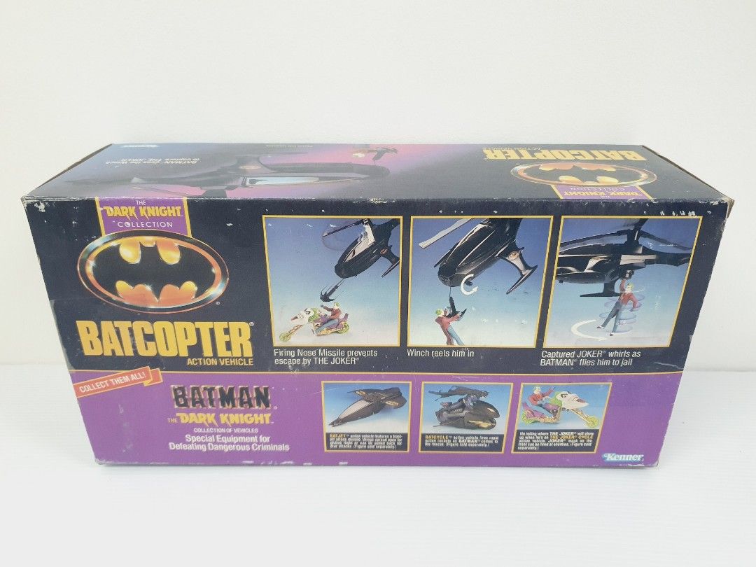 1990 BATCOPTER BATMAN THE DARK KNIGHT COLLECTION KEATON KENNER, Hobbies ...