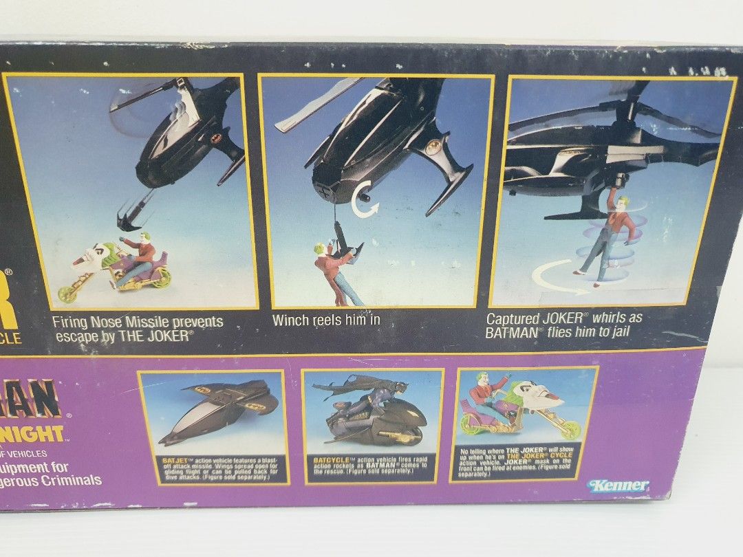 1990 BATCOPTER BATMAN THE DARK KNIGHT COLLECTION KEATON KENNER, Hobbies ...