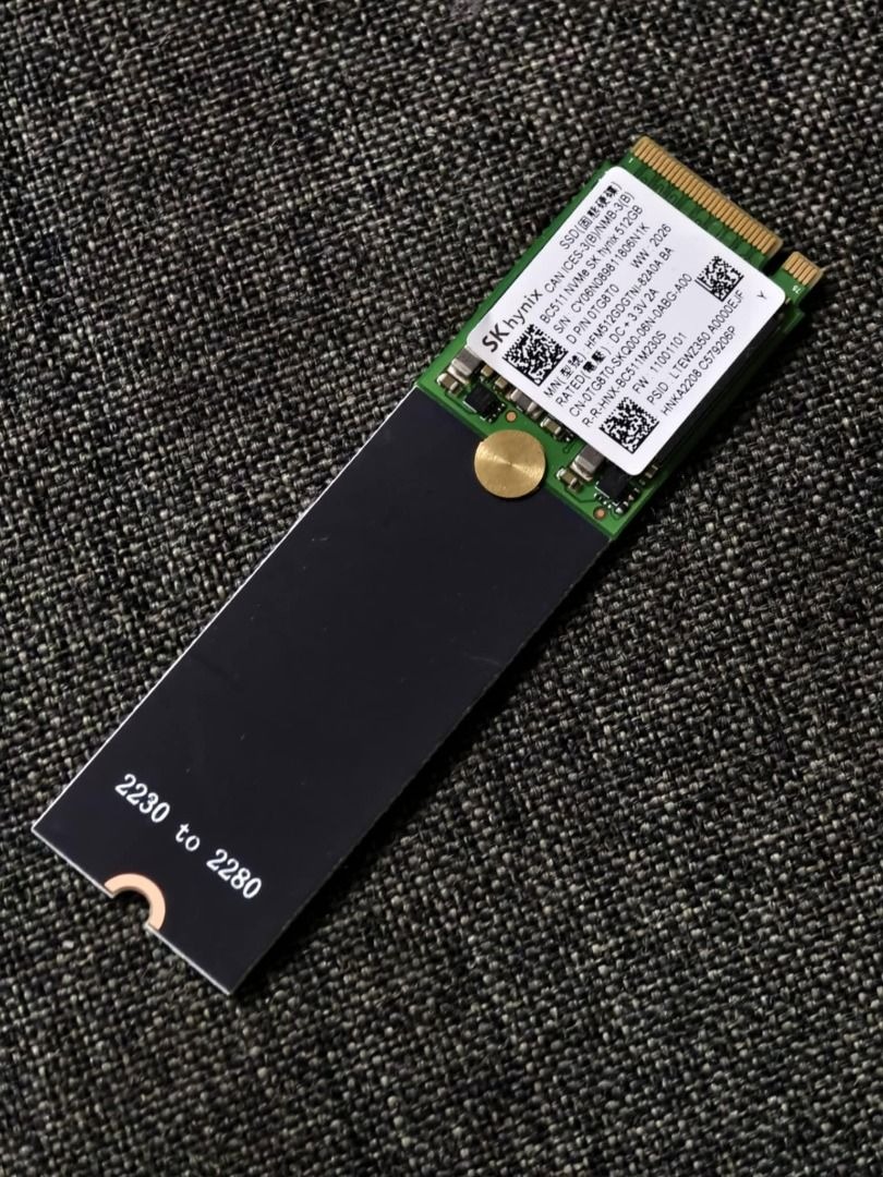 512GB BC511 GEN3 SK HYNIX NVME SSD TLC NAND HEALTH 100%, Video Gaming ...