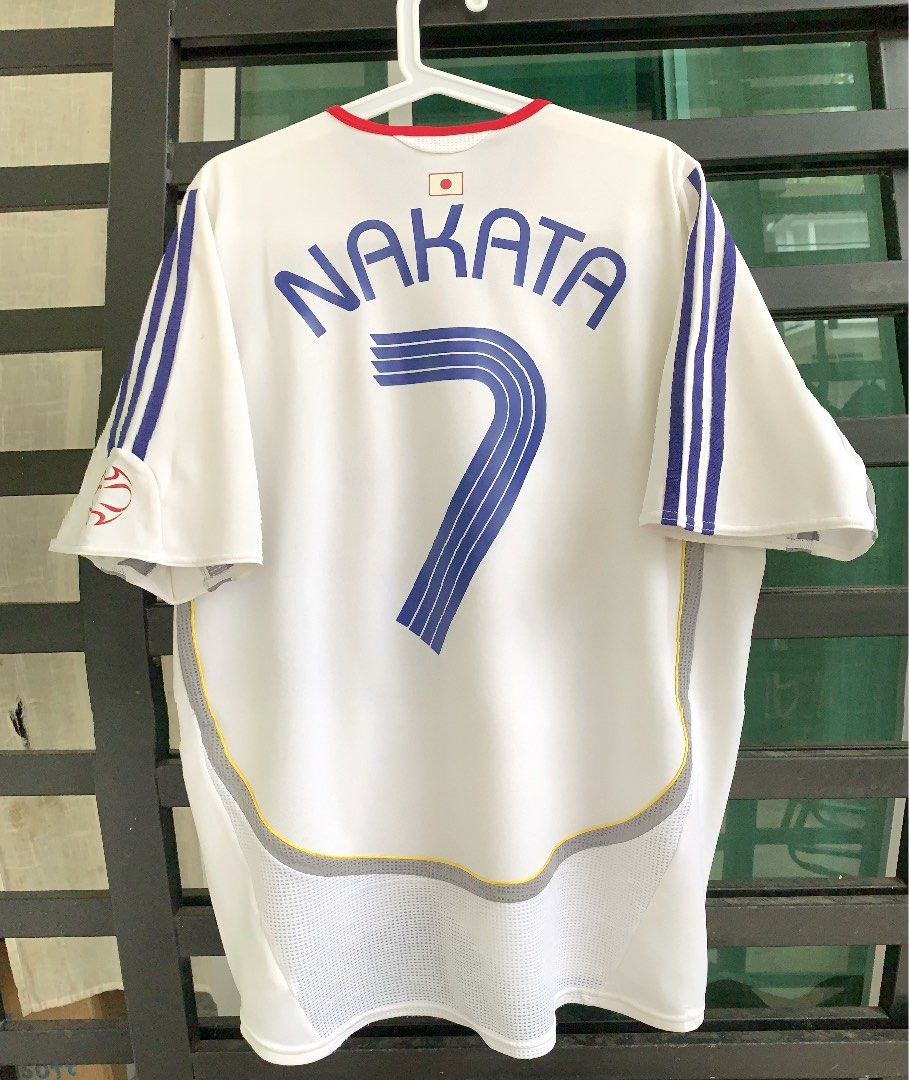 #7 Nakata 2006 Japan Away soccer/football jersey/kit rare/retro/vintage ...
