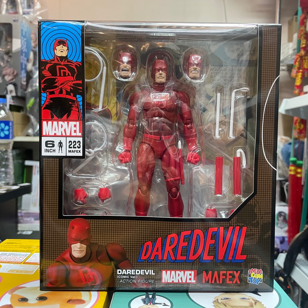 特價 全新 Medicom Mafex No 223 Marvel Daredevil Comic Ver 夜魔俠 Action Figure (店有現貨🙏🏽), 興趣及遊戲, 玩具 & 遊戲 ...