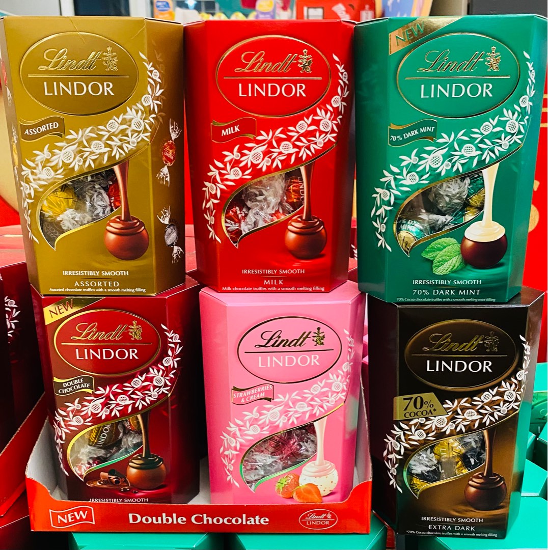 英國代購 Lindt 朱古力 200g 337g, 嘢食 & 嘢飲, 其他食物及飲料 - Carousell