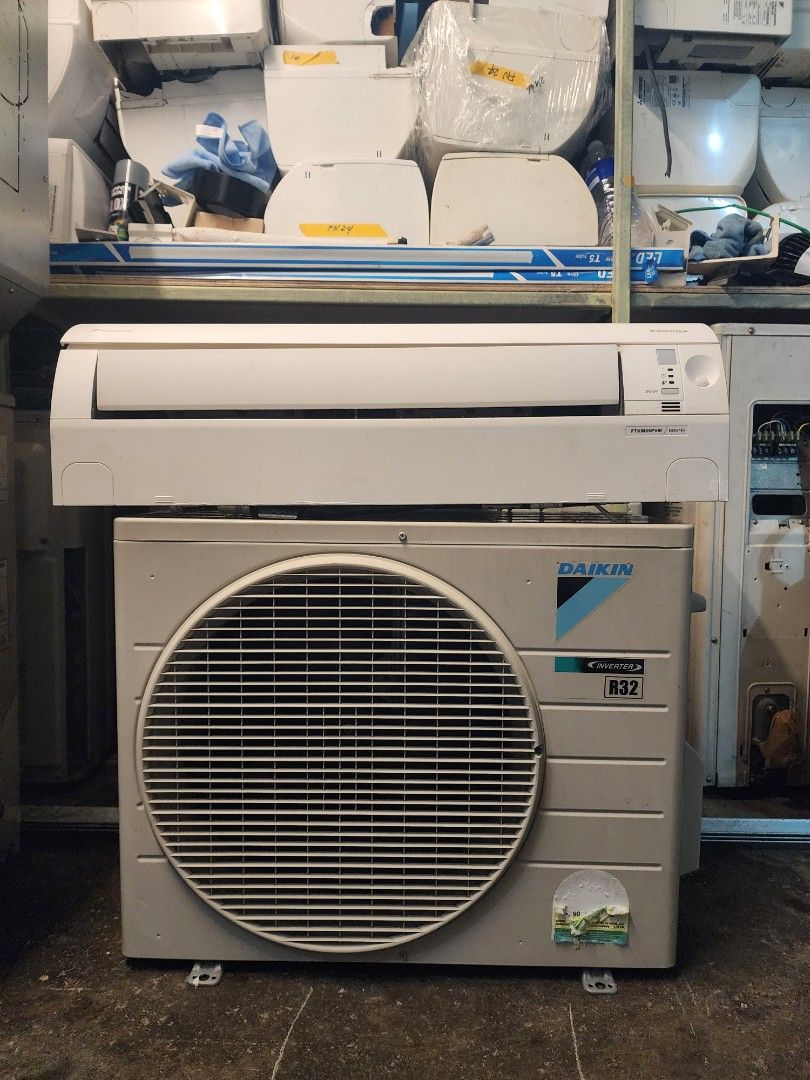 Aircon(Daikin single split 10k x 13k btu , R32 ⛽️ gas), TV & Home ...