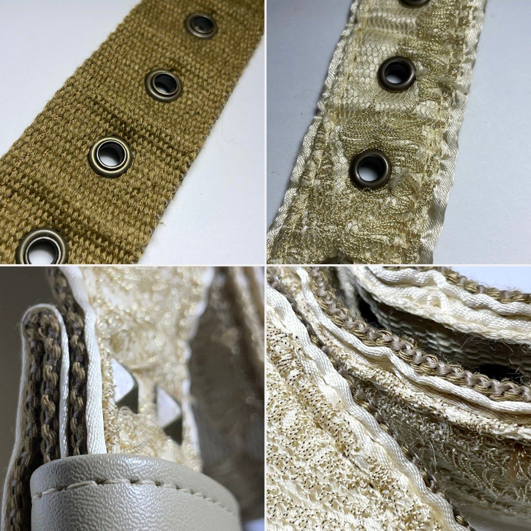 Faceted Pyramid Nuggets Artistic Gold Metallic Needlepoint On Sage ...