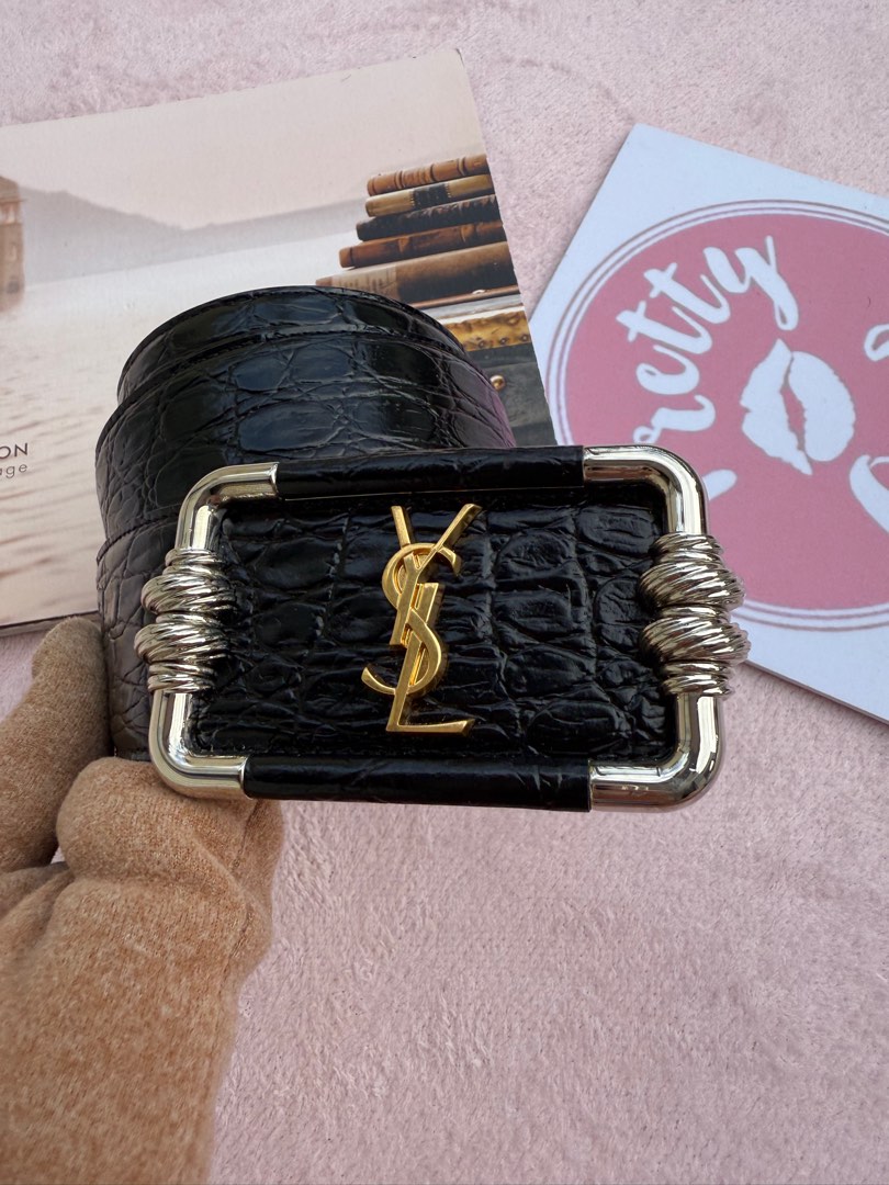 Authentic ysl belt yves saint laurent belt, Luxury, Accessories on ...