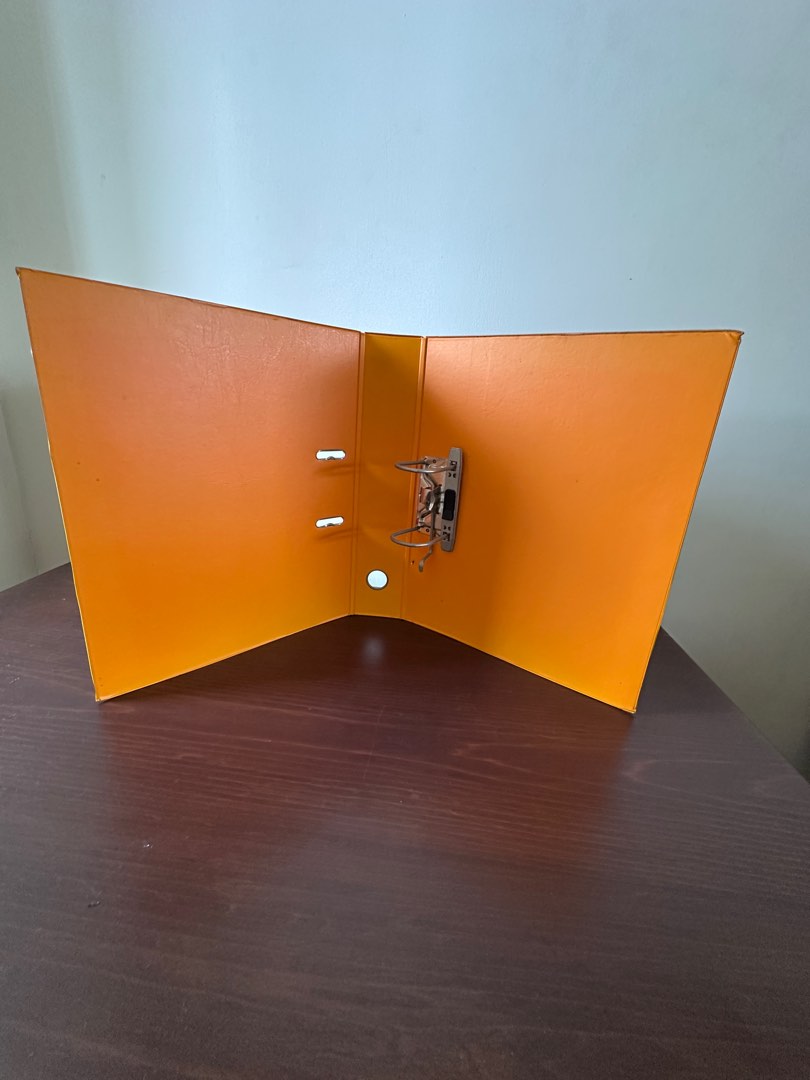 Bantex Binder TwoTone PVC LAF 1465V2564 FC 70mm A Grey/Mango, Buku ...