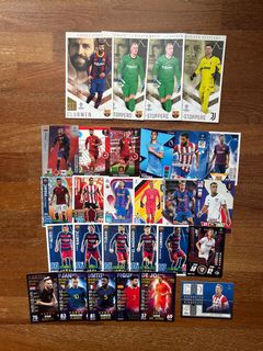 Barcelona 24/25 Team Set Soccer cards (Koeman, Gudjohnsen Auto, Gavi ...