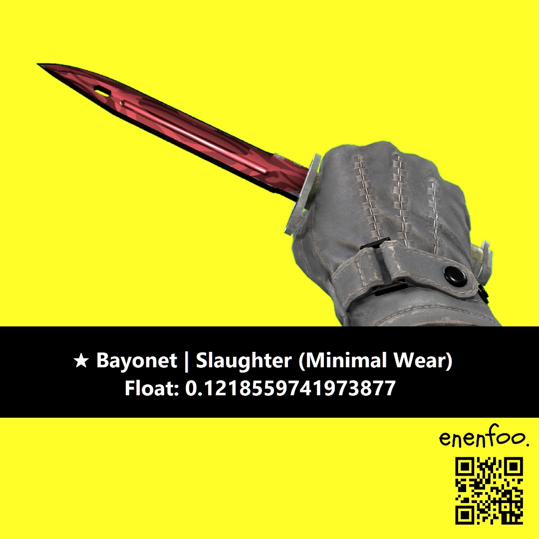 BAYONET SLAUGHTER MW MINIMAL WEAR CS2 SKINS KNIFE KNIVES ITEMS CSGO ...