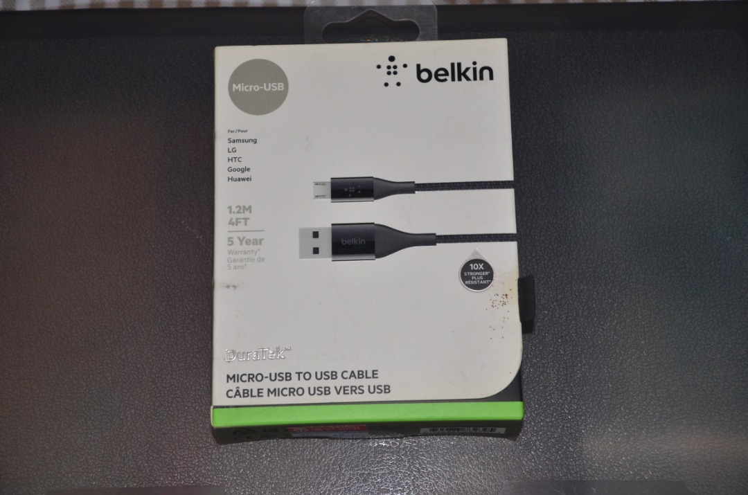 Belkin Micro-USB to USB Cable, Audio, Other Audio Equipment on Carousell