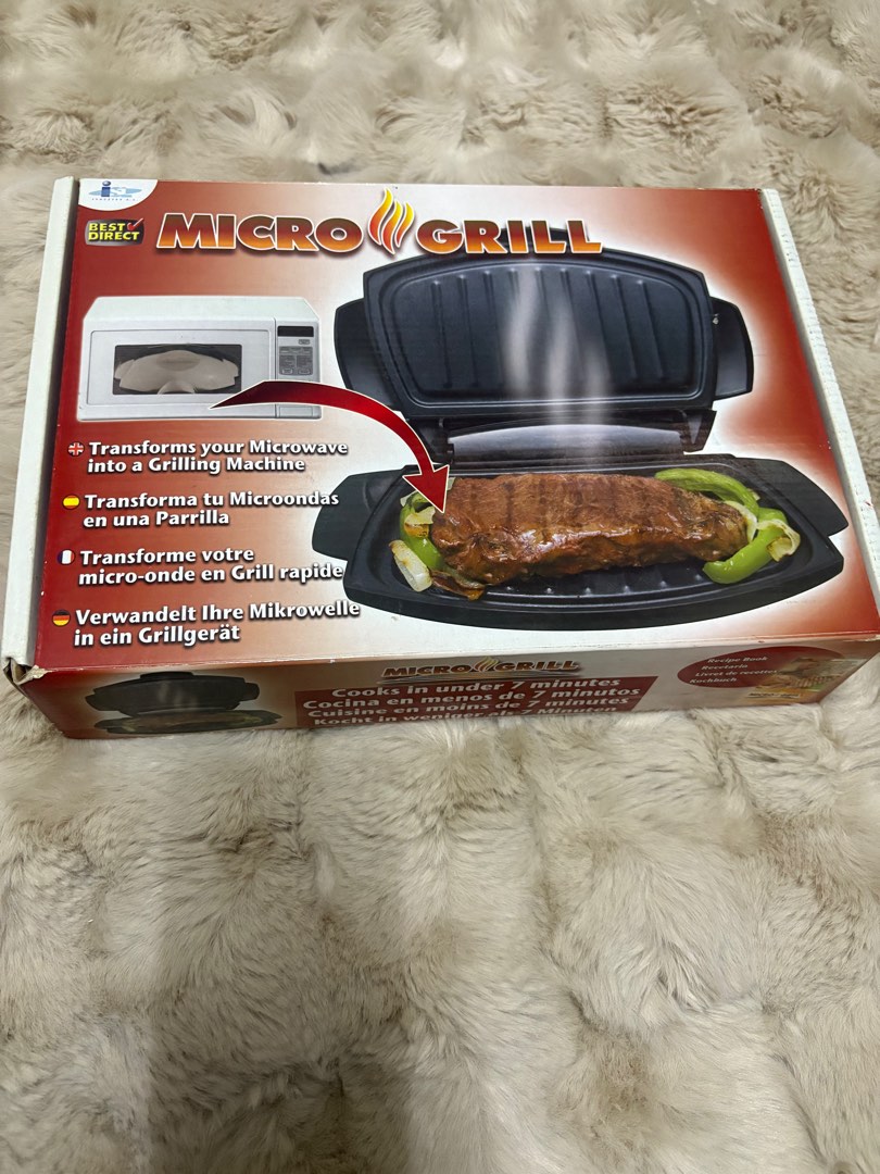 Body by Jake Micro Grill As Seen on TV Microwave grilled machine ...