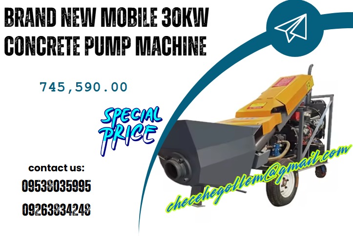 brand new mobile 30kw CONCRETE PUMP MACHINE, Everything Else, Others on ...