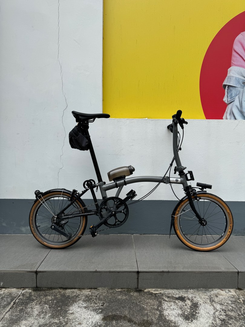 Brompton Pline S4L storm grey, Sports Equipment, Bicycles & Parts, Bicycles on Carousell