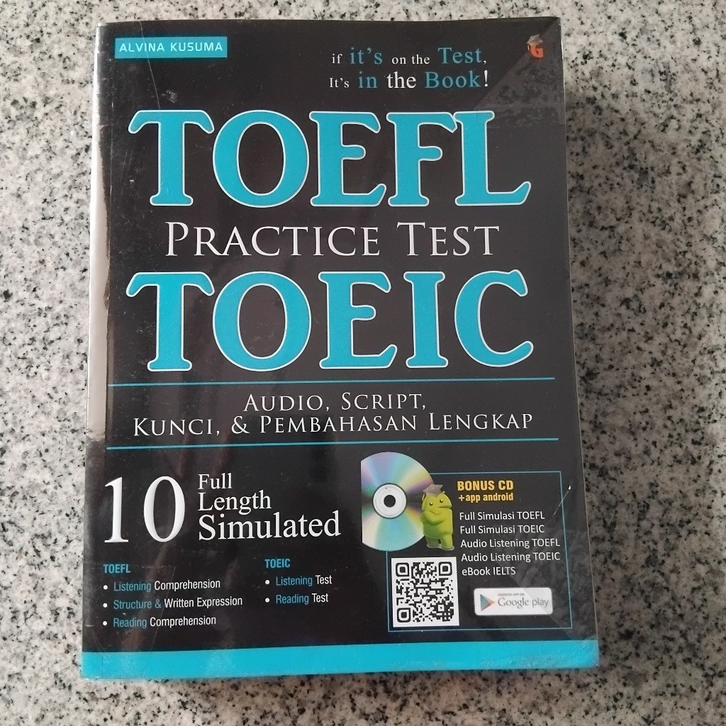 Buku Toefl Practice Test Toeic Audio, Script, Kunci, & Pembahasan ...