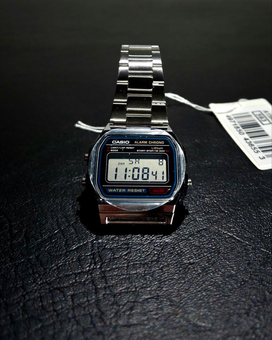 Casio A158 Stainless Steel Bracelet, Men's Fashion, Watches ...