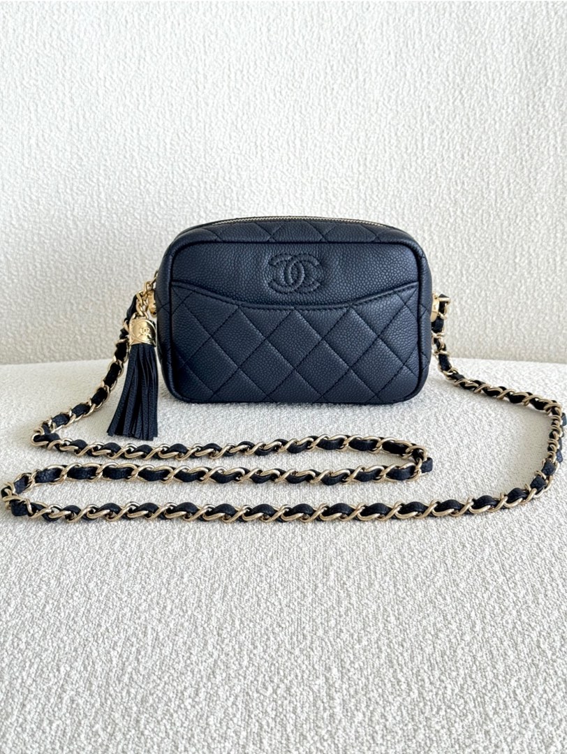 Chanel Mini Camera Bag Crossbody Sling, Luxury, Bags & Wallets on Carousell